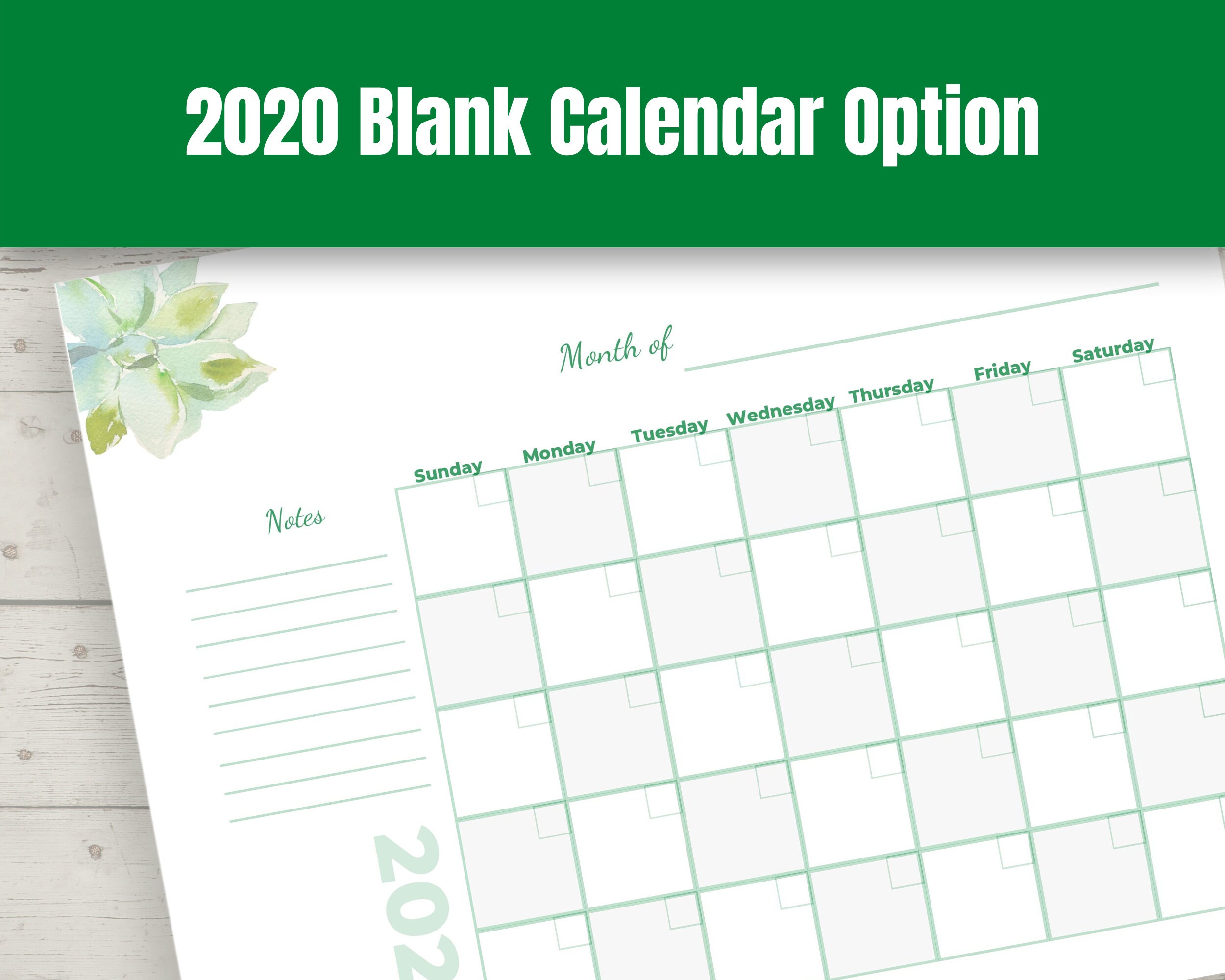 Printable Calendar Bundle - Etsy