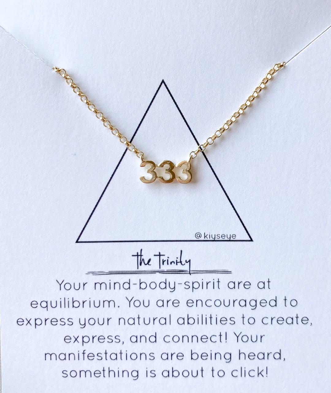 333 the Trinity - Etsy