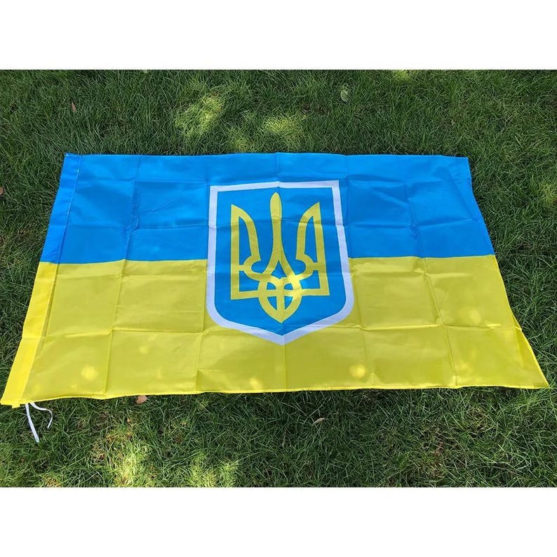 3x5 Ft(90x150cm) Ukraine Flag - Ukraine Support Flags - I Stand With ...