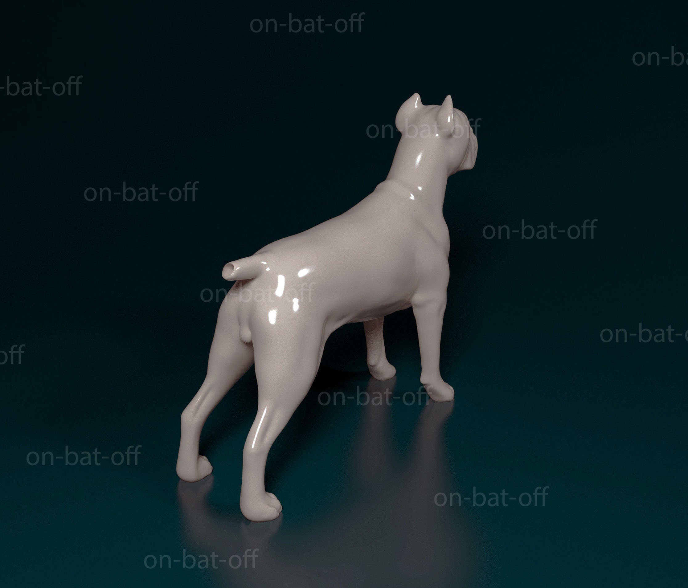 3D Printed Cane Corso Dog Statue Ready-to-paint Unpainted - Etsy