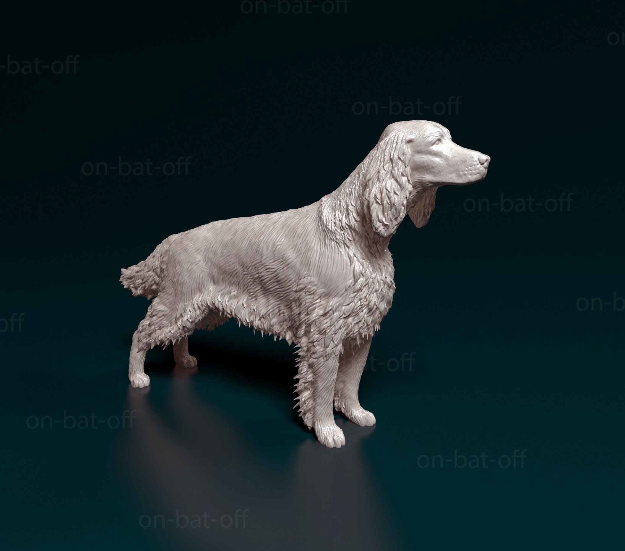 3D Printed Irish Red Setter Dog Statue - Etsy