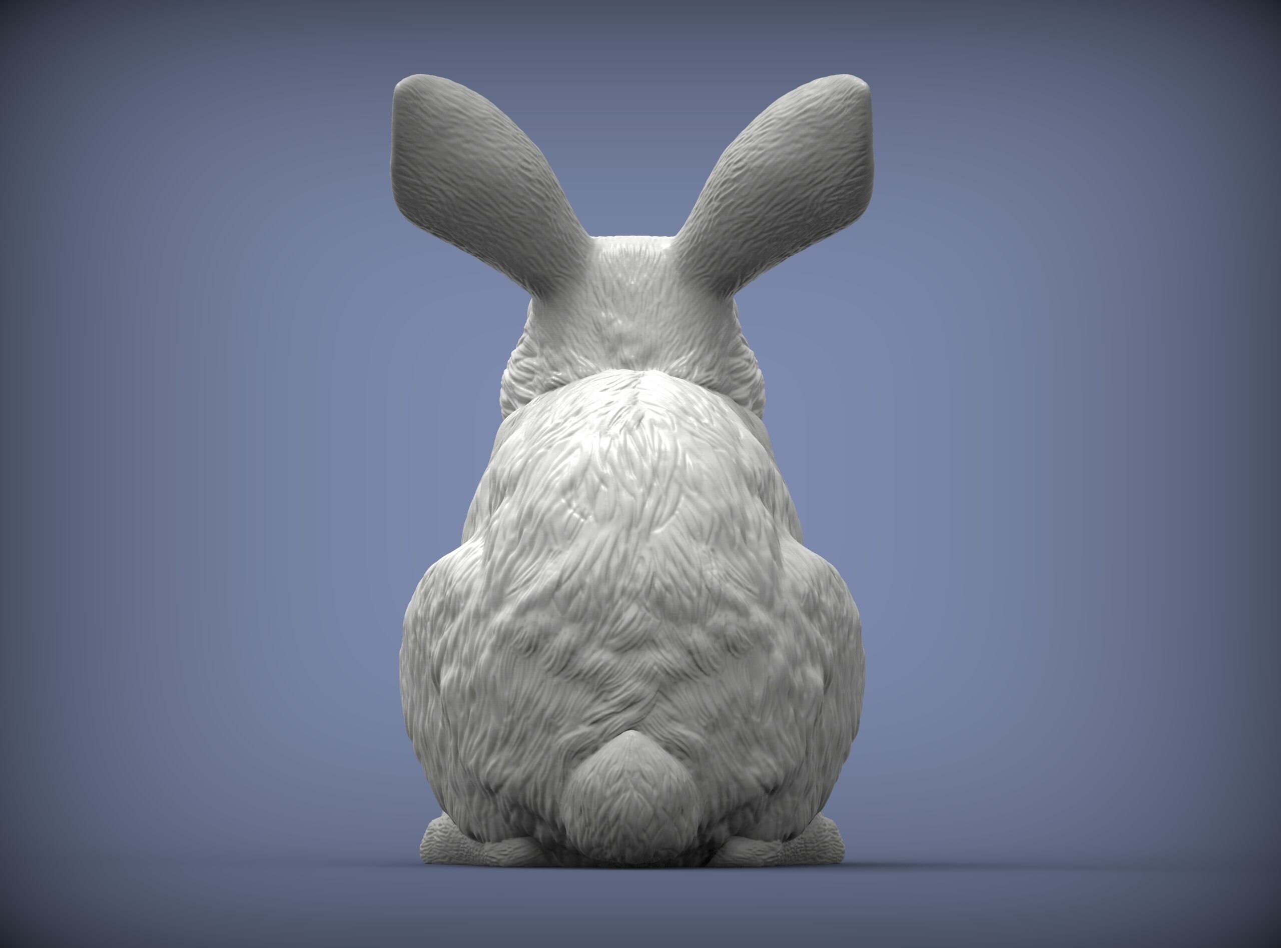3D Printed Rabbit Statue - Etsy