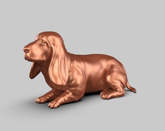 3d Printed Basset Hound - Etsy