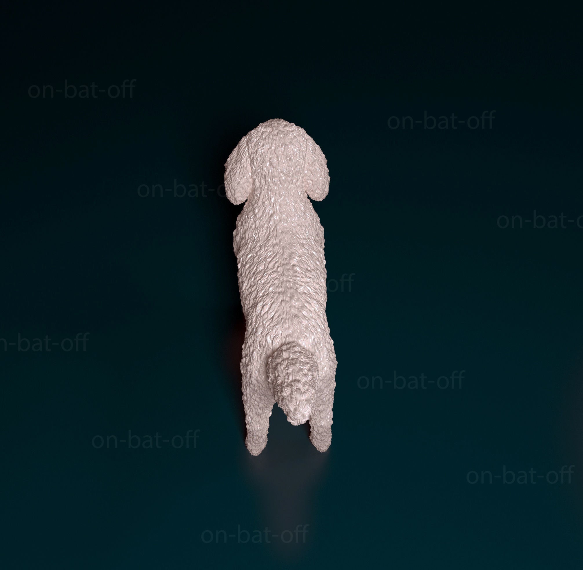 3D Printed Cockapoo Dog Statue Ready-to-paint Unpainted - Etsy