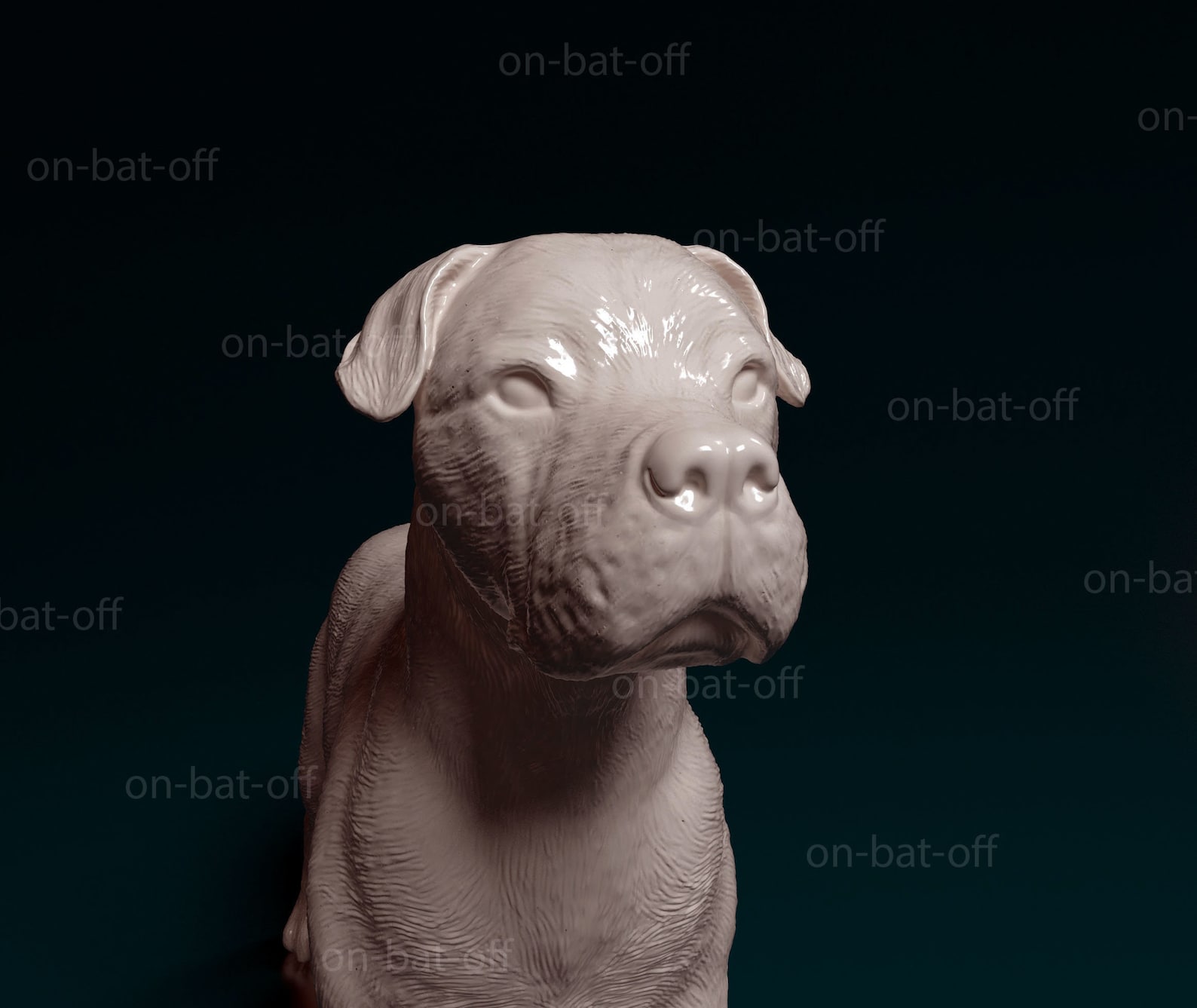 3D Printed Cane Corso Dog Statue Ready-to-paint Unpainted - Etsy