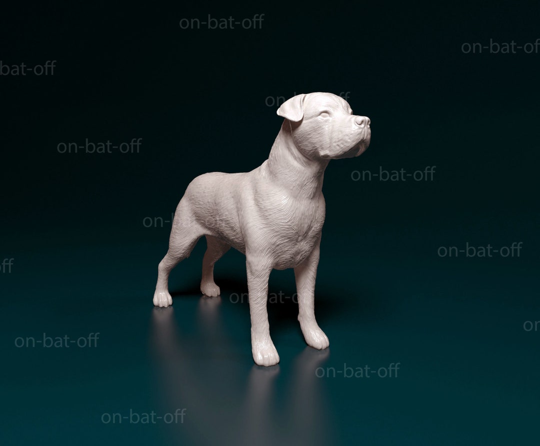 3D Printed Cane Corso Dog Statue Ready-to-paint Unpainted - Etsy