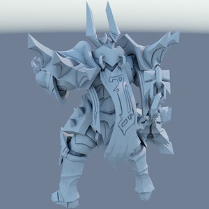 League of Legends Mordekaiser Figurine - 3D Printed Collectible for ...