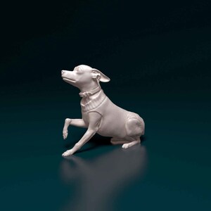 3D Printed Miniature Pinscher Dog Statue Ready-to-paint - Etsy