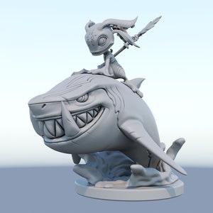 3D Printed Fizz Figurine – League of Legends Champion, Handmade Gaming ...