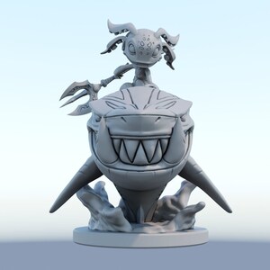 3D Printed Fizz Figurine – League of Legends Champion, Handmade Gaming ...
