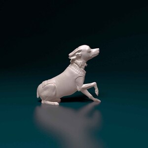 3D Printed Miniature Pinscher Dog Statue Ready-to-paint - Etsy