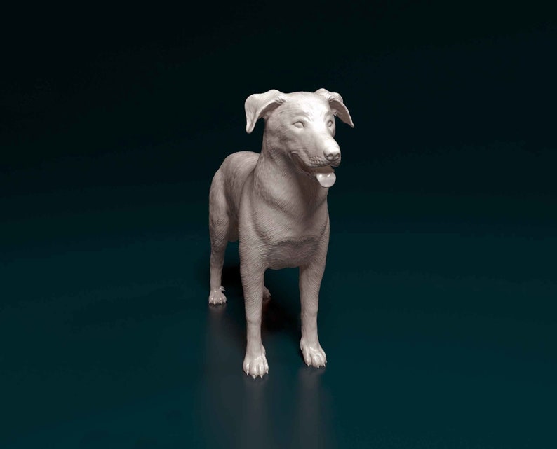 3D Printed Bauceron Dog Statue Ready-to-paint Unpainted - Etsy