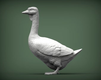 Untitled Goose Game 3d Printed Goose Statue Honk - Etsy