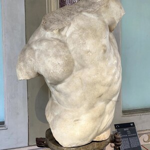 3D Printed the Gaddi Torso – Classical Male Sculpture Replica, Handmade ...
