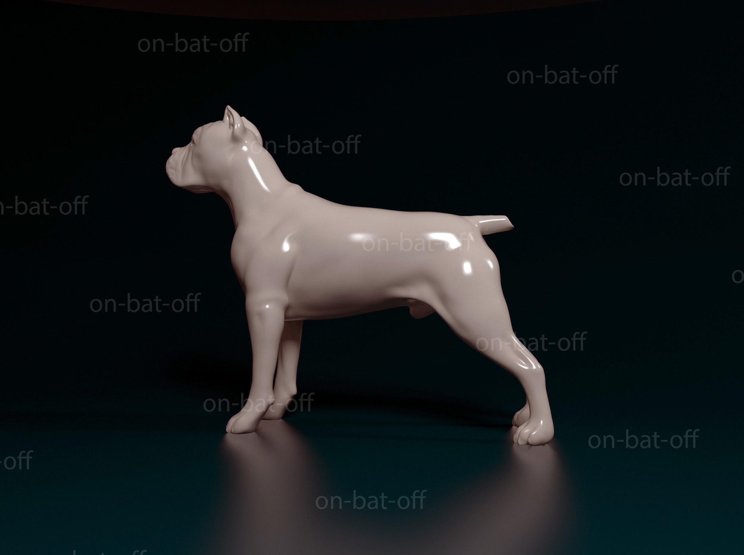 3D Printed Cane Corso Dog Statue Ready-to-paint Unpainted - Etsy