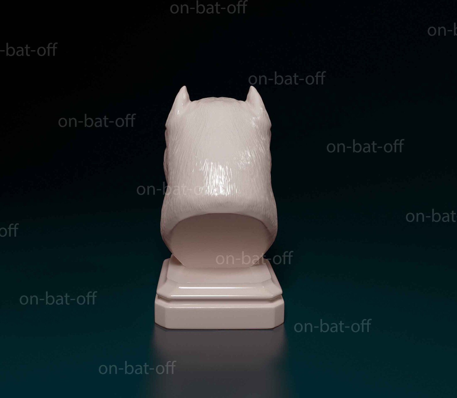 3D Printed American Bully Dog Bust Statue - Ready-to-paint Unpainted ...