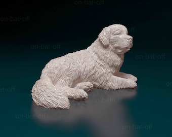 Unpainted Dog Statue - Etsy