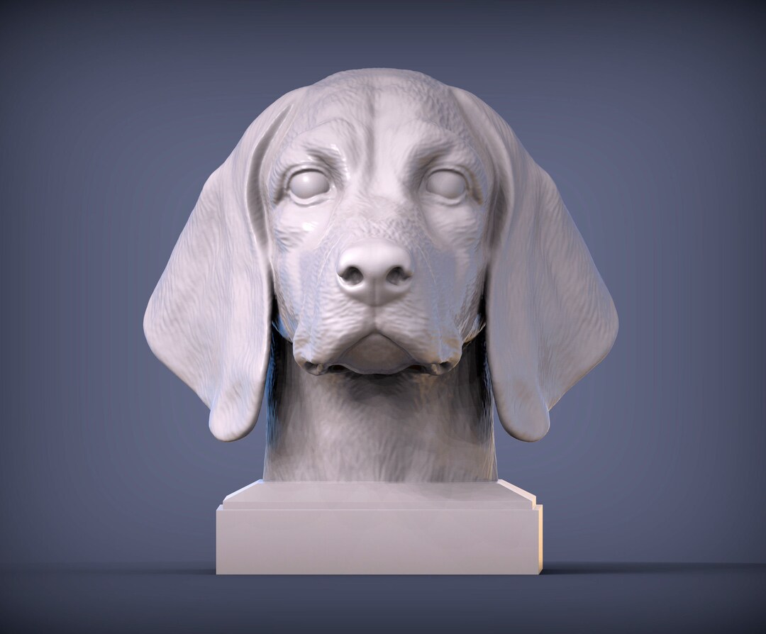 3D Printed Beagle Sculpture Unique Home Decor and Gift for Dog Lovers ...