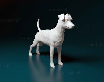 3D Printed Brittany Dog Statue Ready-to-paint Unpainted - Etsy