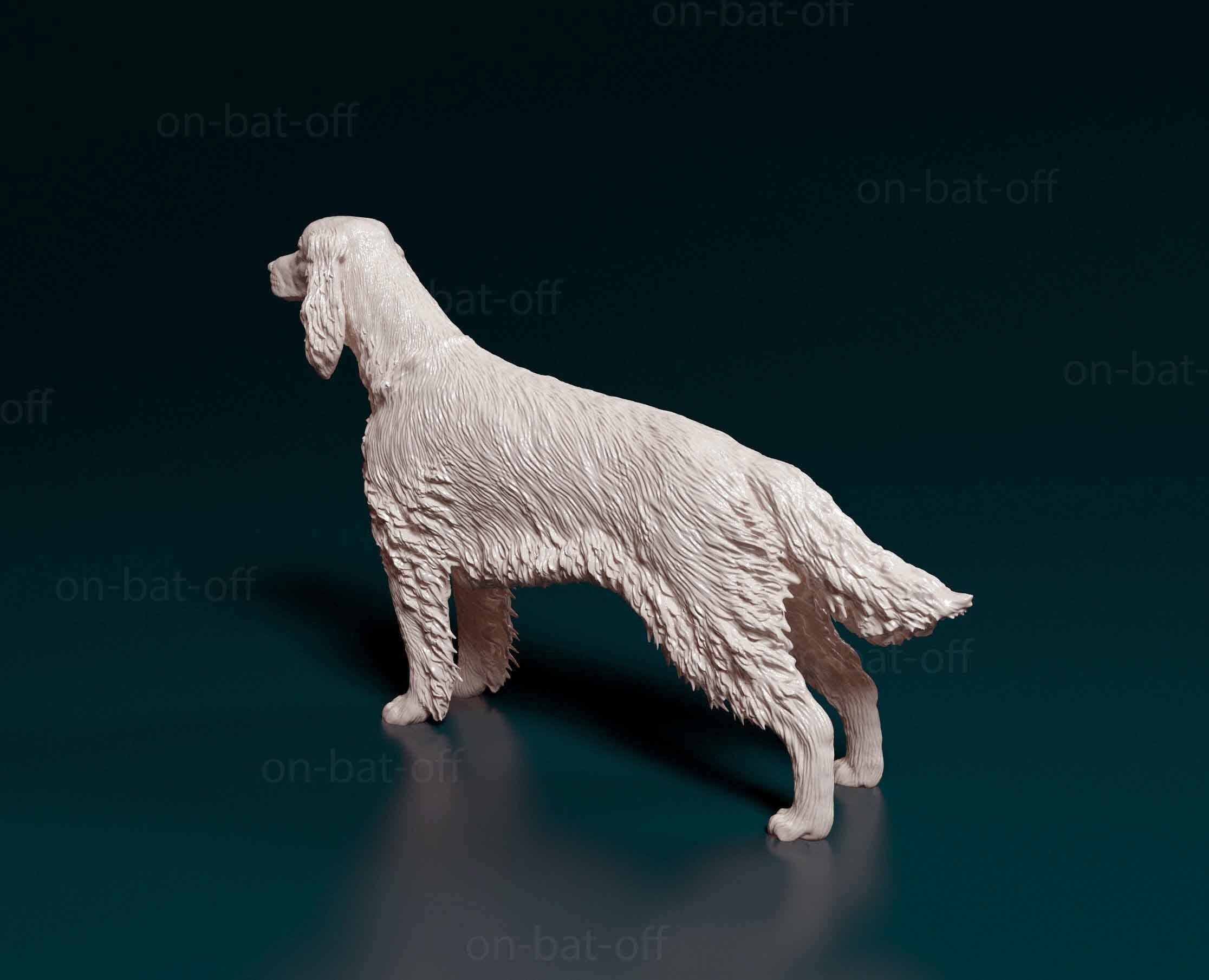 3D Printed Irish Red Setter Dog Statue - Etsy