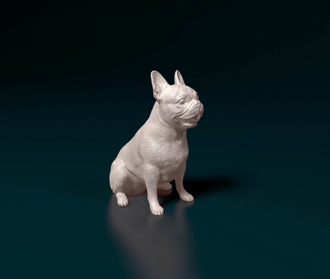 3D Printed French Bulldog Sculpture Perfect Home Decor and Gift for Dog ...