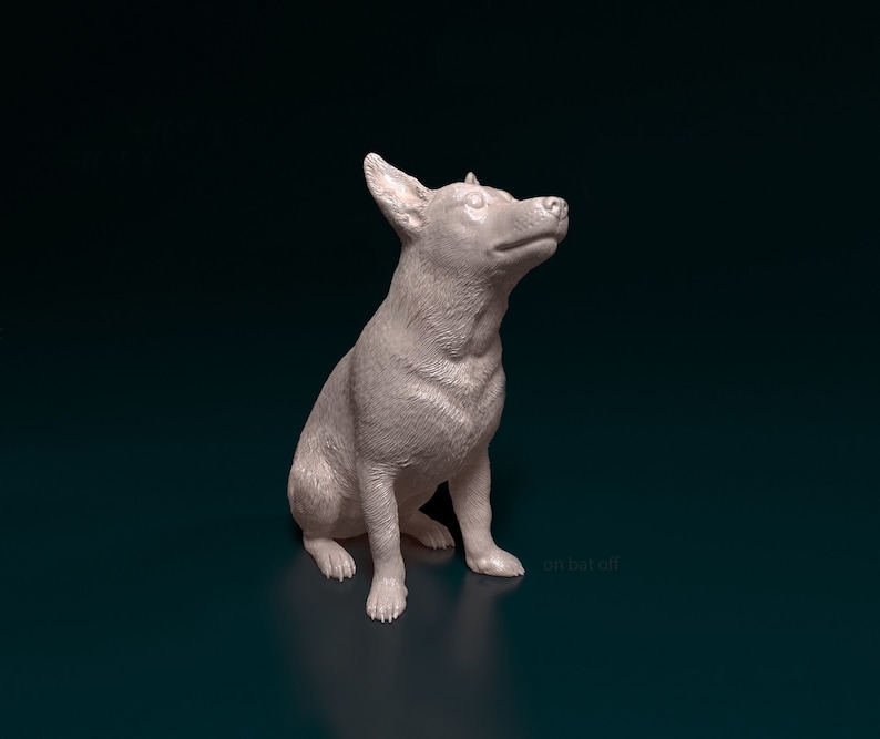 Jack Russell Terrier 3D Printed Dog Statue for Pet Memorial or Shelf ...