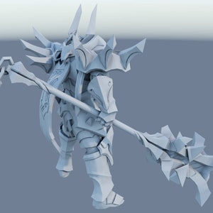 League of Legends Mordekaiser Figurine - 3D Printed Collectible for ...