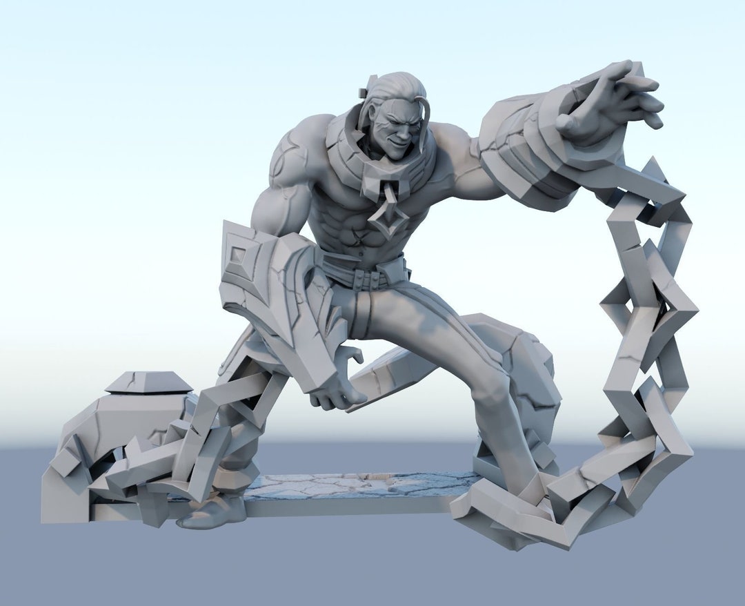 League of Legends Sylas Figurine - 3D Printed Collectible for Your ...