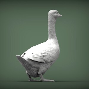 3D Printed Goose Statue - Etsy