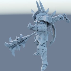 League of Legends Mordekaiser Figurine - 3D Printed Collectible for ...