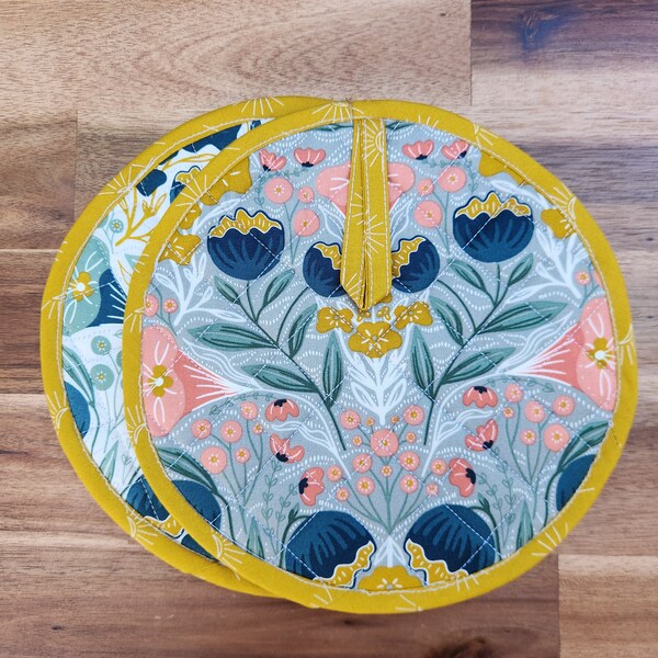 Patchwork Potholders - Etsy