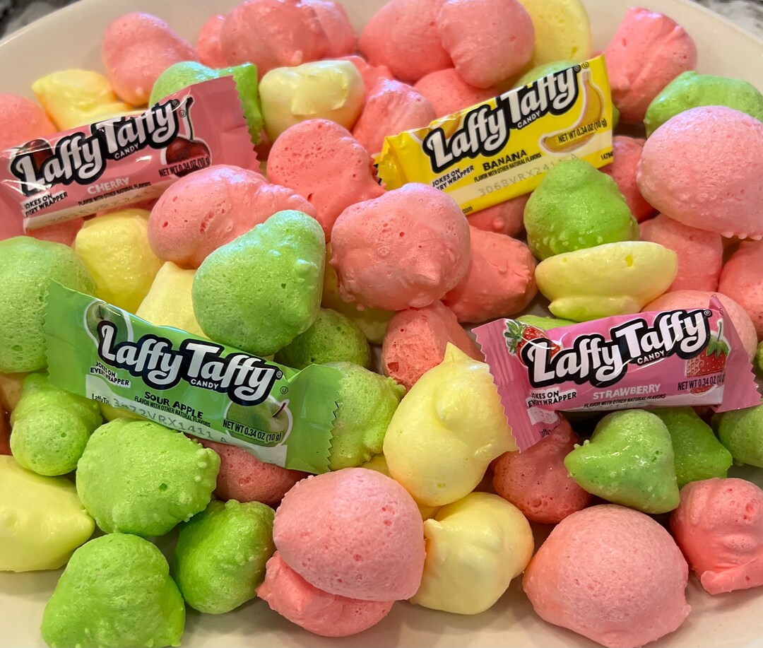 Laughy Taffy Bites, Freeze Dried Laffy Taffy, Freeze Dried Candy, Taffy ...