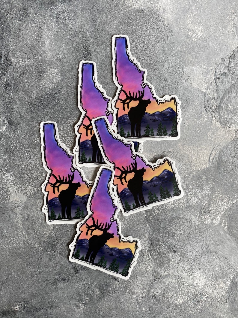 Idaho State Sticker - Etsy