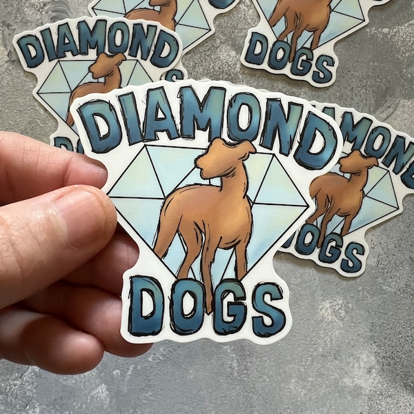 Diamond Dogs Sticker - Etsy