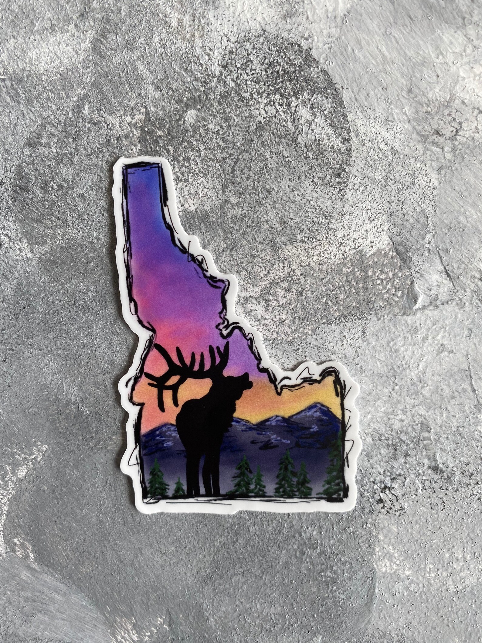 Idaho State Sticker - Etsy