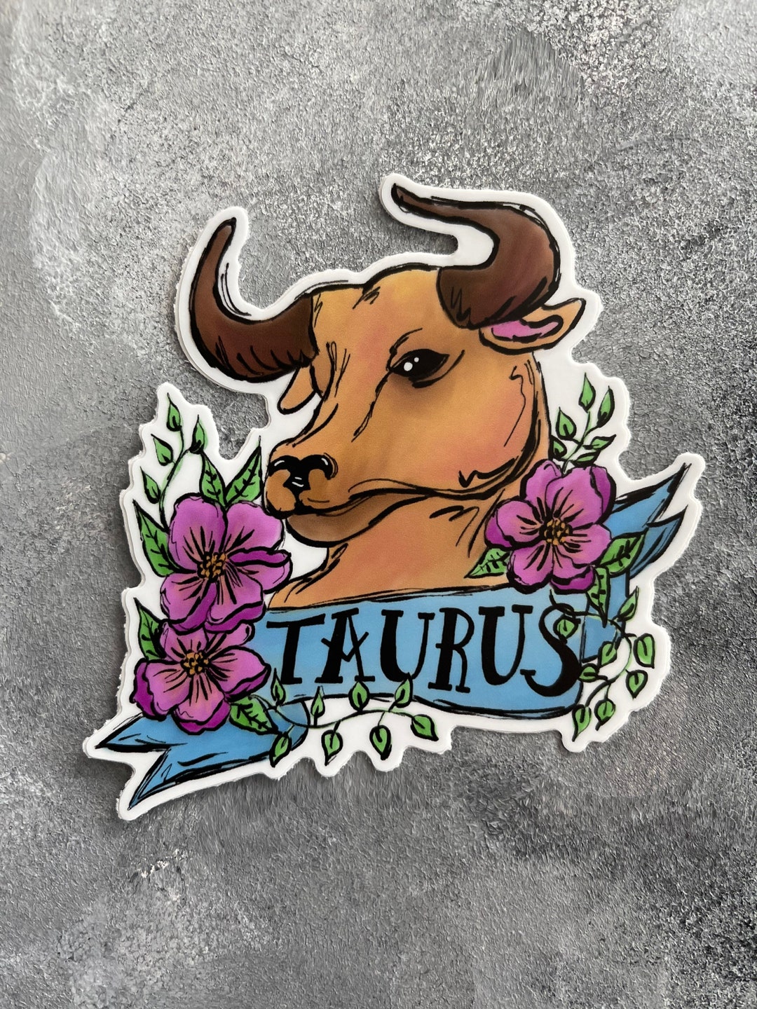 Taurus Sticker - Etsy