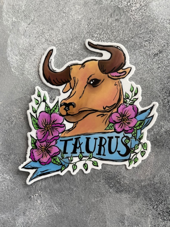 Taurus Sticker | Etsy