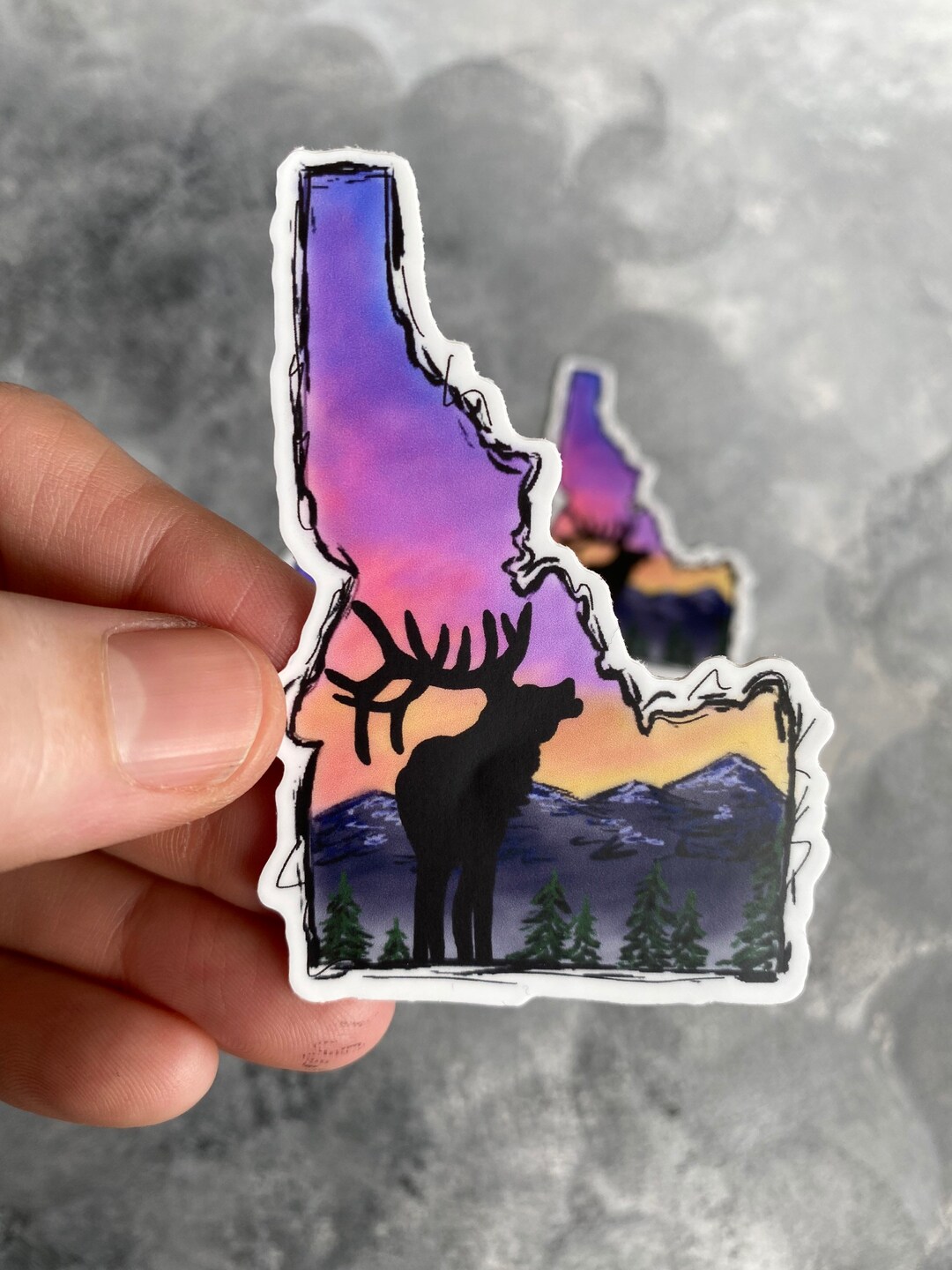 Idaho State Sticker - Etsy