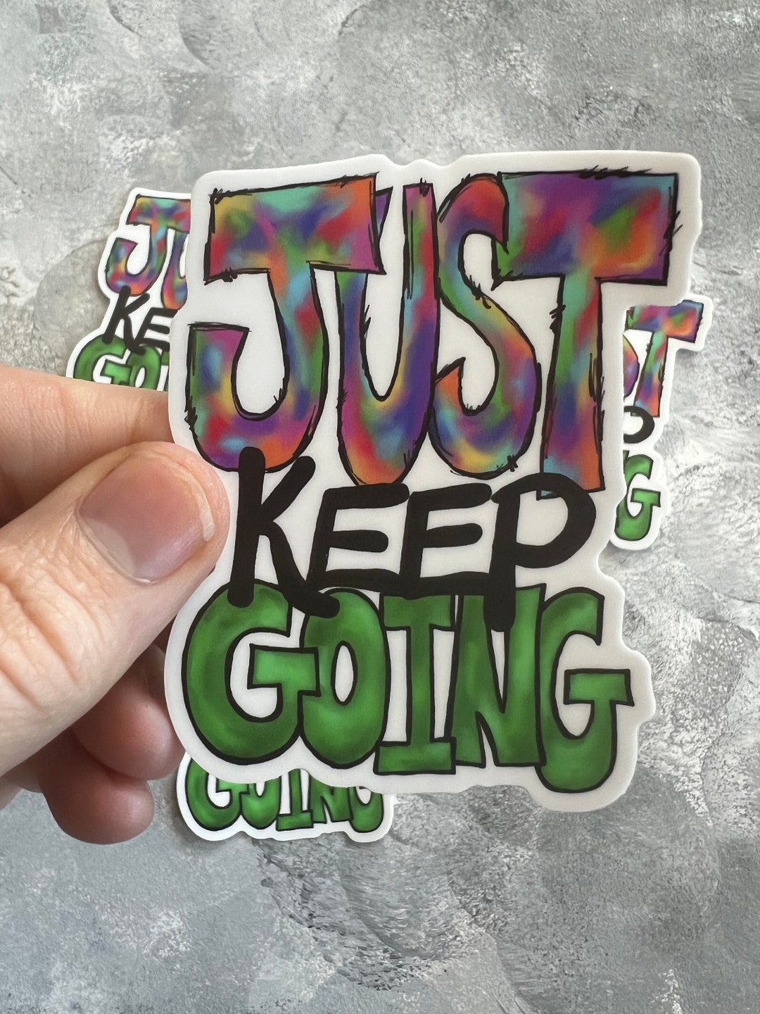 Just Keep Going Sticker - Etsy