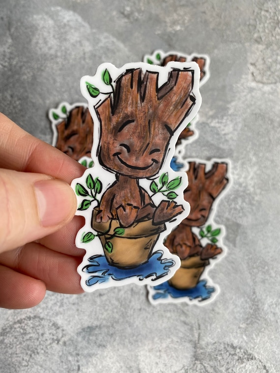 Baby Groot Sticker | Etsy