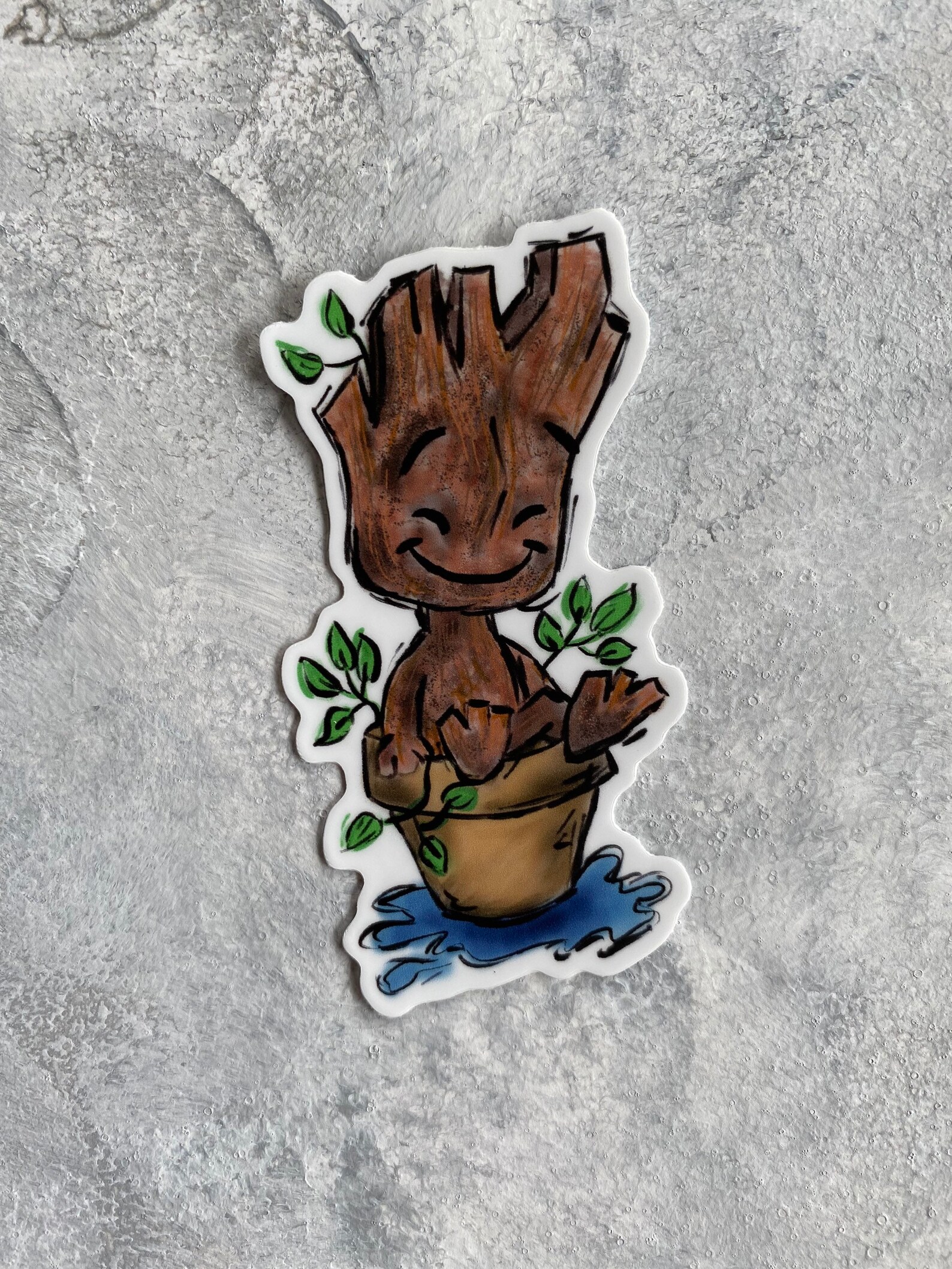 Baby Groot Sticker - Etsy