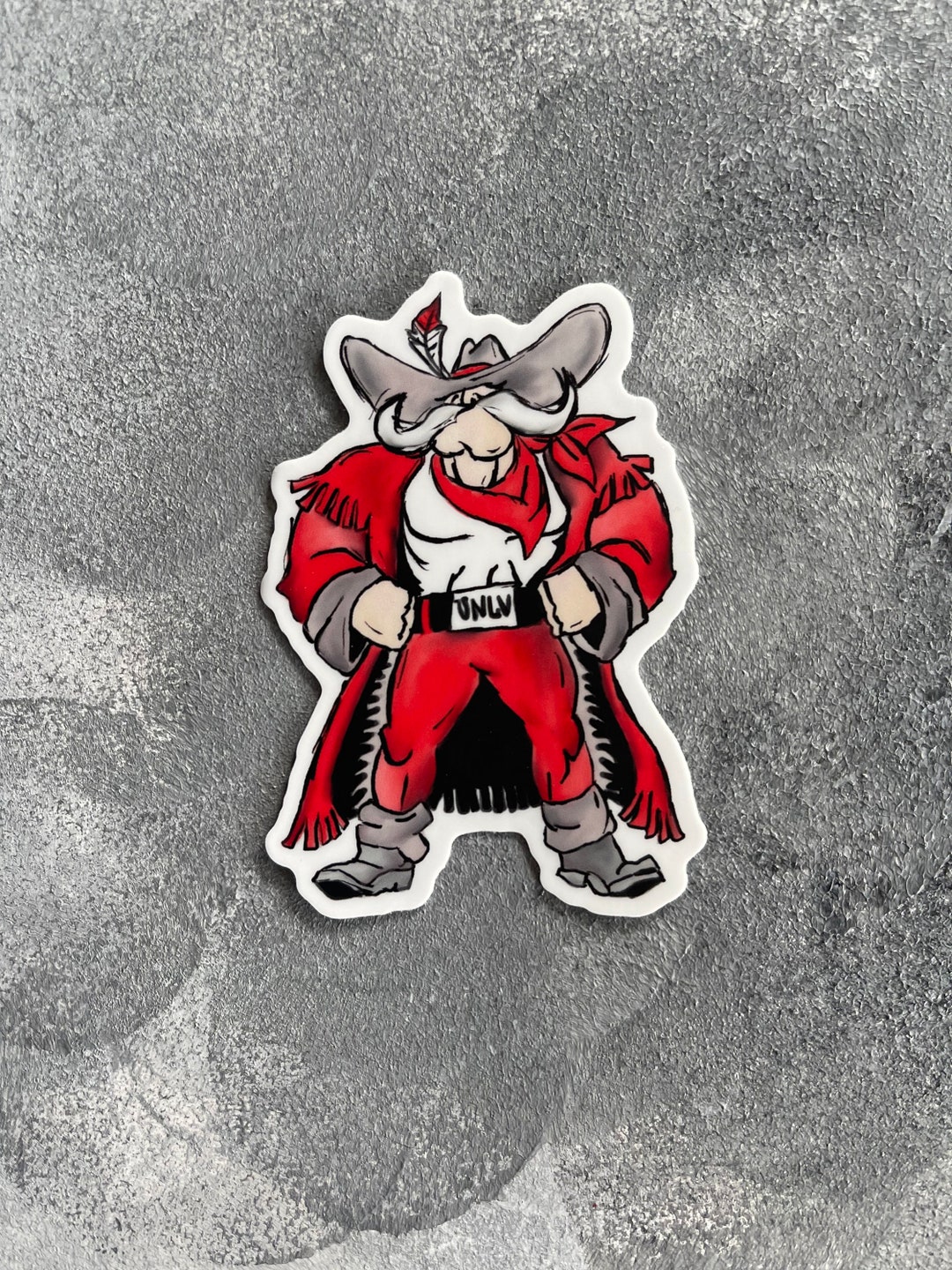UNLV Rebel Sticker - Etsy