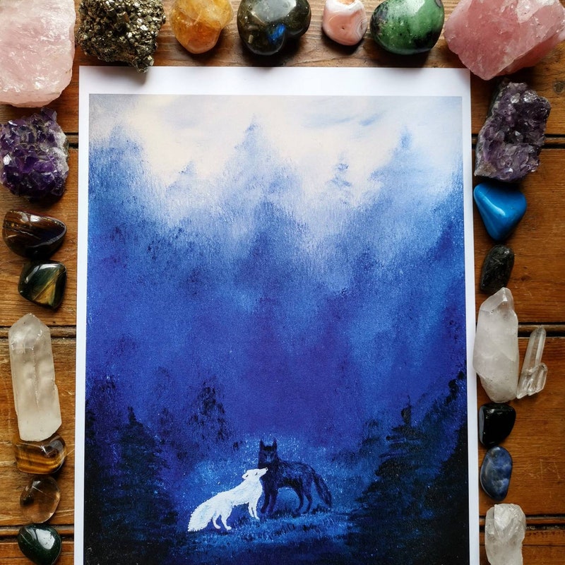 Fox and Wolf - Etsy