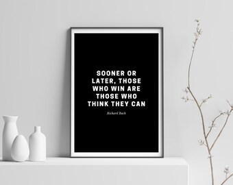 Think Win Win Poster - Etsy