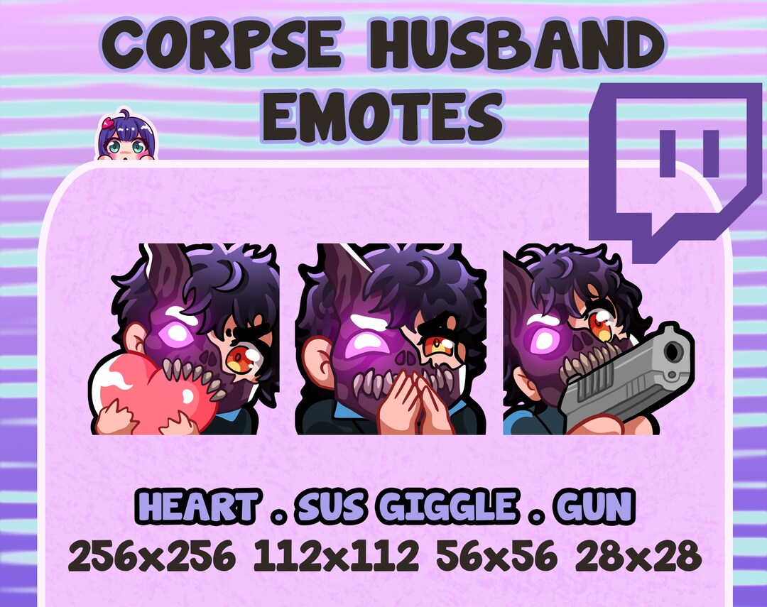 Corpse Husband Emote Pack / Twitch & Discord - Etsy España