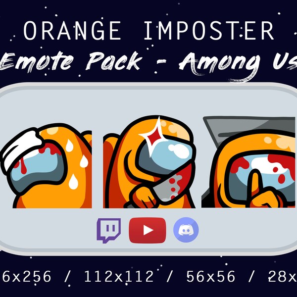 Among Us Emotes - Etsy