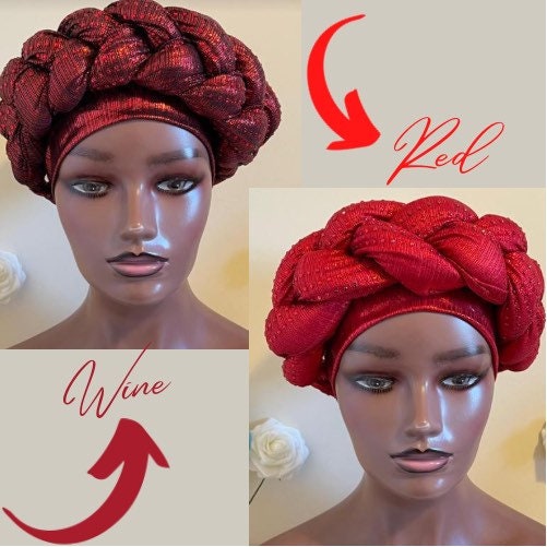 Fertig gebundener Turban | Kopftuch |Ready to Wear Damen/Frauen ...