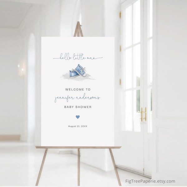 Little Man Baby Shower - Etsy
