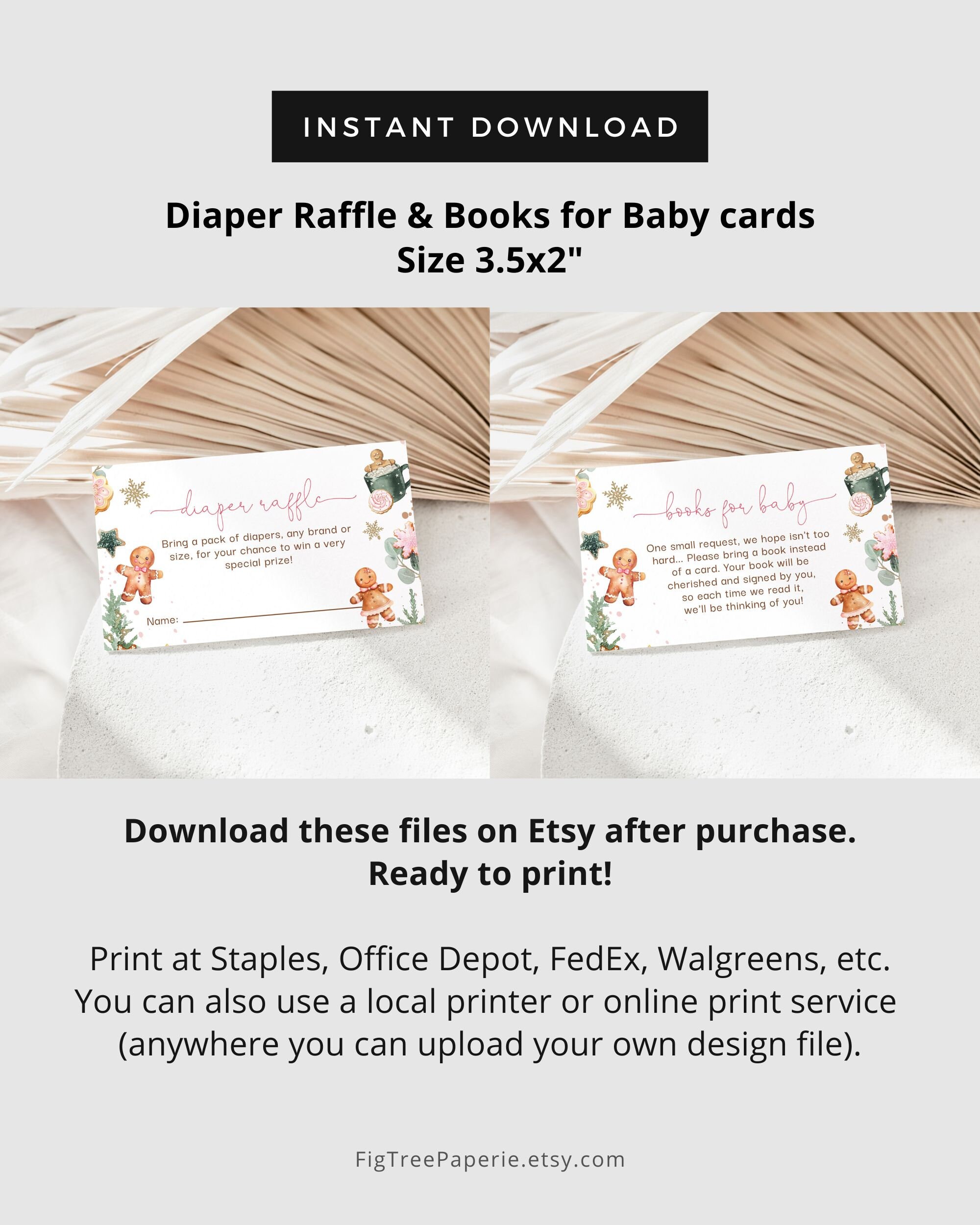 Christmas Baby Shower Invitation Bundle, December Baby Shower ...