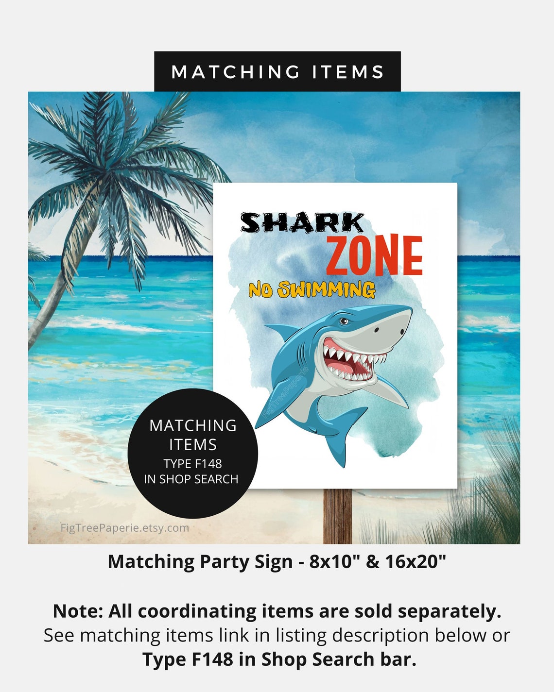 Printable Shark Party Sign, Come Have a Bite Table Sign, Shark Birthday ...